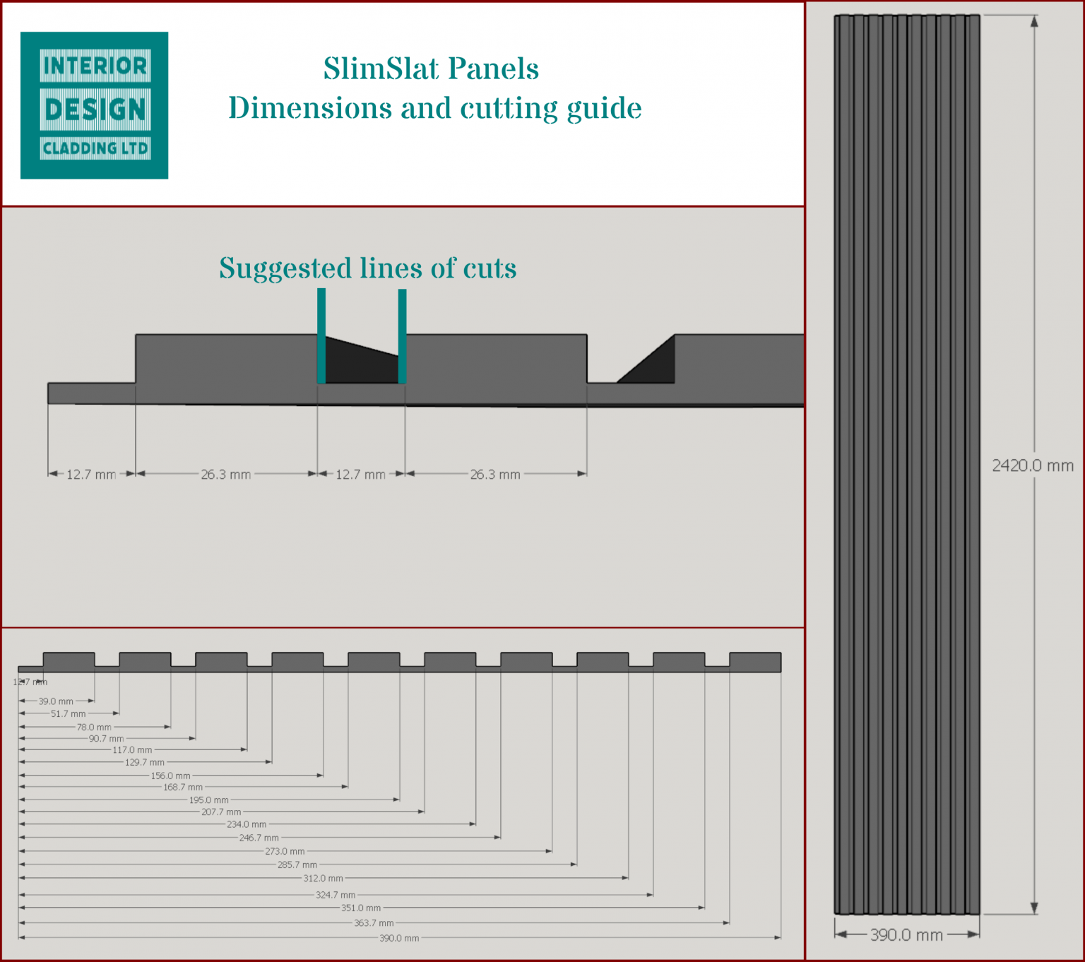 Charcoal Black Panel MDF Slim Slats Wall Panel – cutberry.design Wall ...