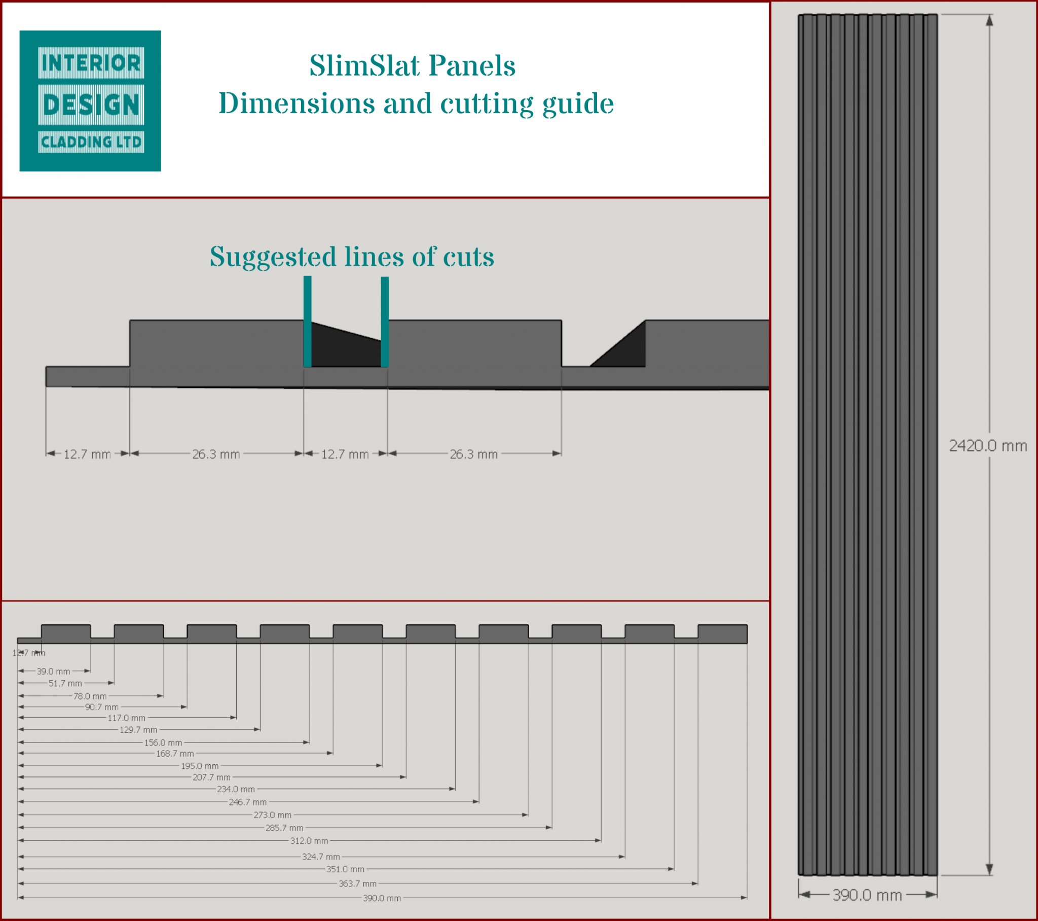 Charcoal Black Panel MDF Slim Slats Wall Panel – cutberry.design Wall ...