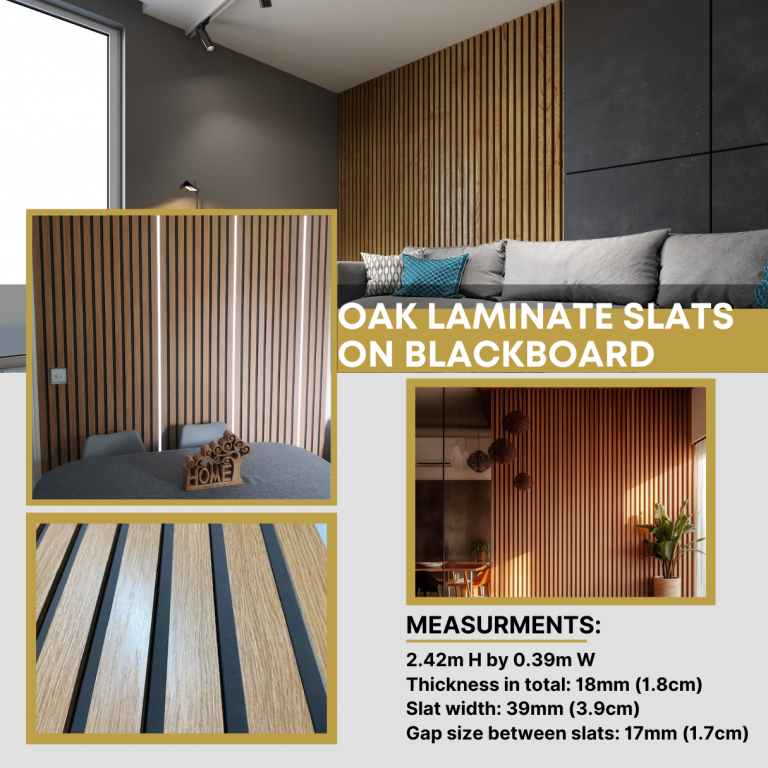 Oak Laminate Wall & Ceiling Panels – cutberry.design Wall Panels